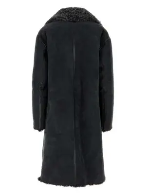 Dolce & Gabbana Double-breasted Suede Coat