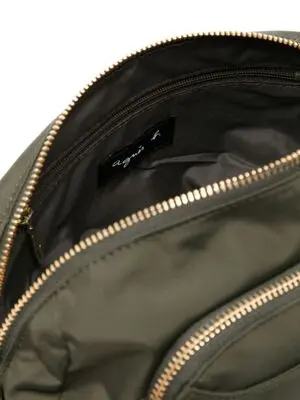 AGNES B. Logo Lettering Crossbody Bag