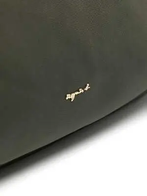 AGNES B. Logo Lettering Crossbody Bag