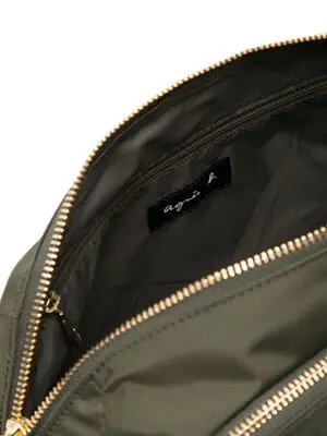 AGNES B. Logo Lettering Crossbody Bag