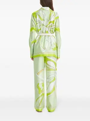 Tory Burch Floral-print Silk Shirt