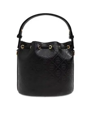 Tory Burch All-over Debossed Logo Bucket Bag