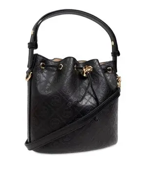 Tory Burch All-over Debossed Logo Bucket Bag