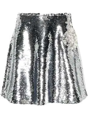 GENNY Sequinned Mini Skirt