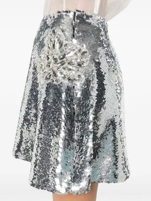 GENNY Sequinned Mini Skirt