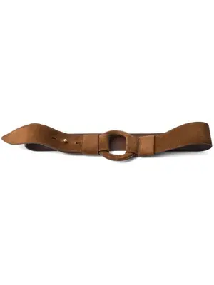 Prada Buckle-fastening Suede Belt - Brown