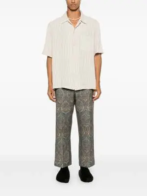PIERRE-LOUIS MASCIA Graphic-print Trousers