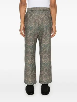 PIERRE-LOUIS MASCIA Graphic-print Trousers