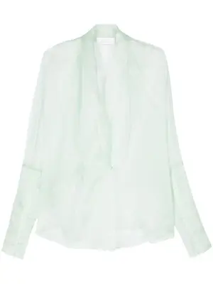 Genny Straight Hem Blouses