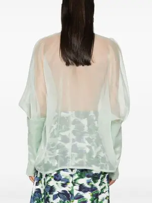 GENNY Silk Organza Blouse