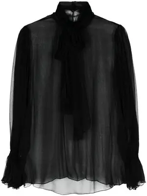 Nissa Sheer Blouses
