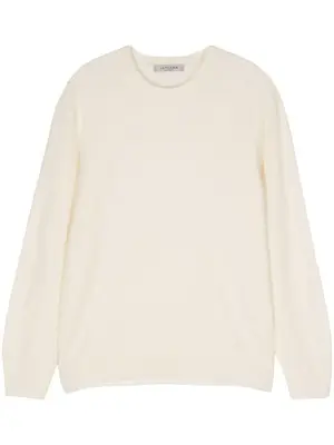 FILERIA Bouclé Sweater - White