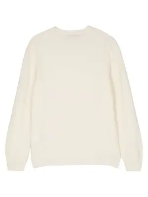 FILERIA Bouclé Sweater - White