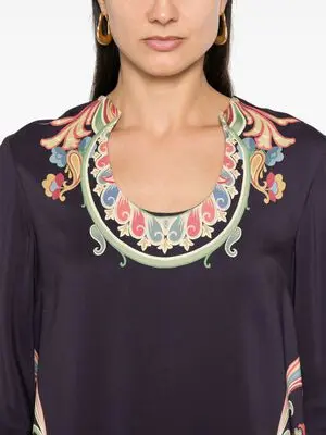 Etro Floral-print Midi Dress