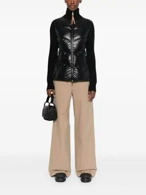 Moncler Padded Zip-up Cardigan - Black