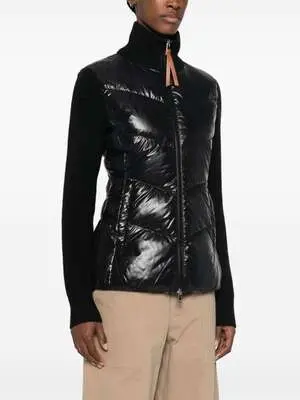 Moncler Padded Zip-up Cardigan - Black