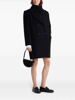 PATOU Double-breasted Coat - Black