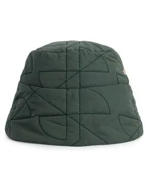Patou Quilted Bucket Hat - Green