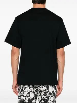 Burberry Flocked-logo T-shirt