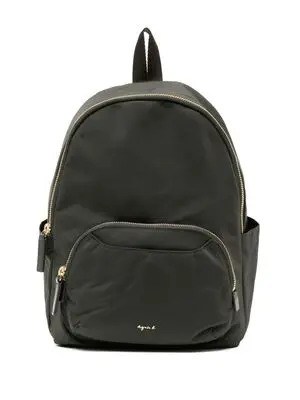 AGNÈS B. Logo Lettering Backpack