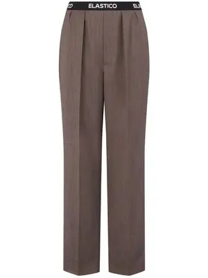 Moschino Virgin Wool Twill Trousers