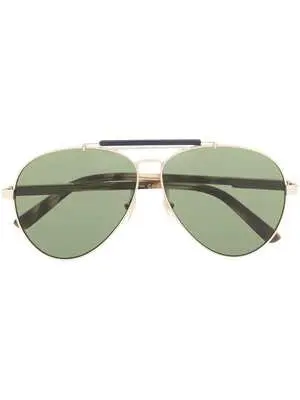 Gucci Pilot-frame Sunglasses - Gold