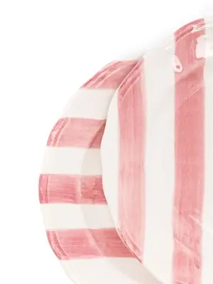 LES-OTTOMANS Striped Ceramic Plate