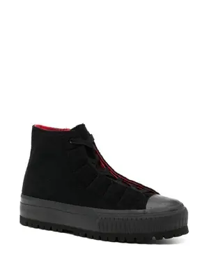 Yohji Yamamoto Lace-up High-top Sneakers