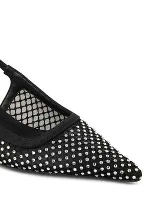JIMMY CHOO 50mm Amel Crystal-embellished Pumps - Black