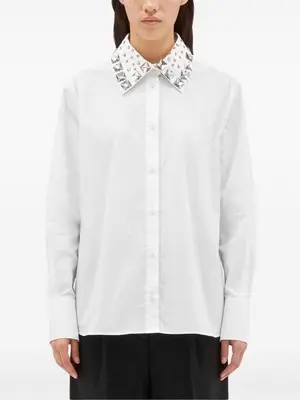 MSGM Studded Collar Shirt