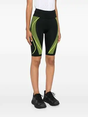 Adidas By Stella McCartney Logo-print Biker Shorts