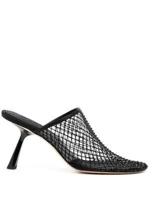 Studio Amelia 80mm Dolly Mules - Black