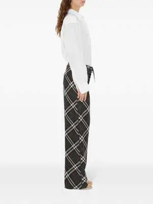 Burberry Check-pattern Trousers