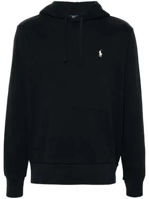 Polo Ralph Lauren Polo Pony-embroidered Hoodie - Black