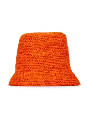 Jacquemus Le Bob Ficiu Bucket Hat - Orange