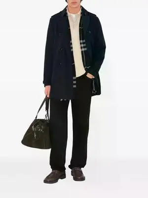 Burberry Kensington Heritage Trench Coat - Blue