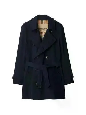 Burberry Kensington Heritage Trench Coat - Blue