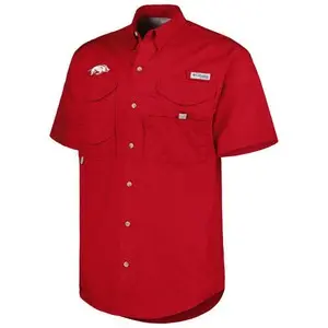 Columbia Arkansas Razorbacks Bonehead Button-up Shirt