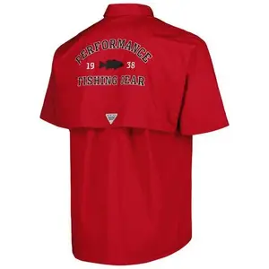 Columbia Arkansas Razorbacks Bonehead Button-up Shirt