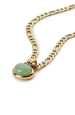 ANA LUISA Dipped Aventurine Pendant Necklace