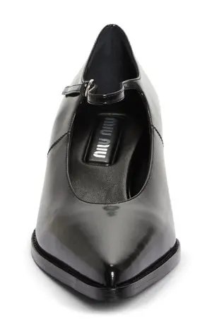Miu Miu Kitten Heel Mary Jane Pump