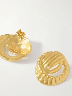 YSSO Plated Earrings - Gold