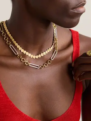 FOUNDRAE True Love Small 18-karat Necklace