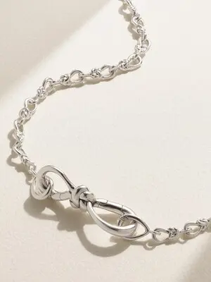 MARLA AARON True Lover's Knot Sterling Necklace