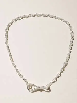 MARLA AARON True Lover's Knot Sterling Necklace