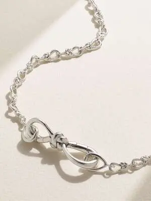 MARLA AARON True Lover's Knot Sterling Necklace