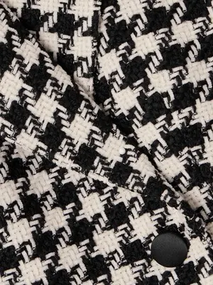 Dolce & Gabbana Double-breasted Houndstooth Tweed Blazer - Gray