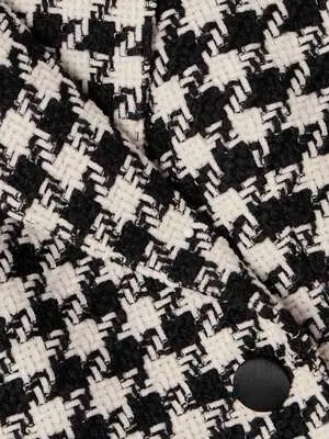 Dolce & Gabbana Double-breasted Houndstooth Tweed Blazer - Gray