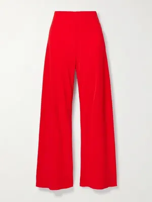 LA LIGNE Colby Crepe Wide-leg Pants