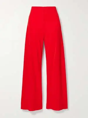 LA LIGNE Colby Crepe Wide-leg Pants